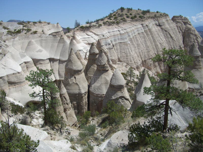 Tent Rocks in New Mexico stock image. Image of cones - 18192677