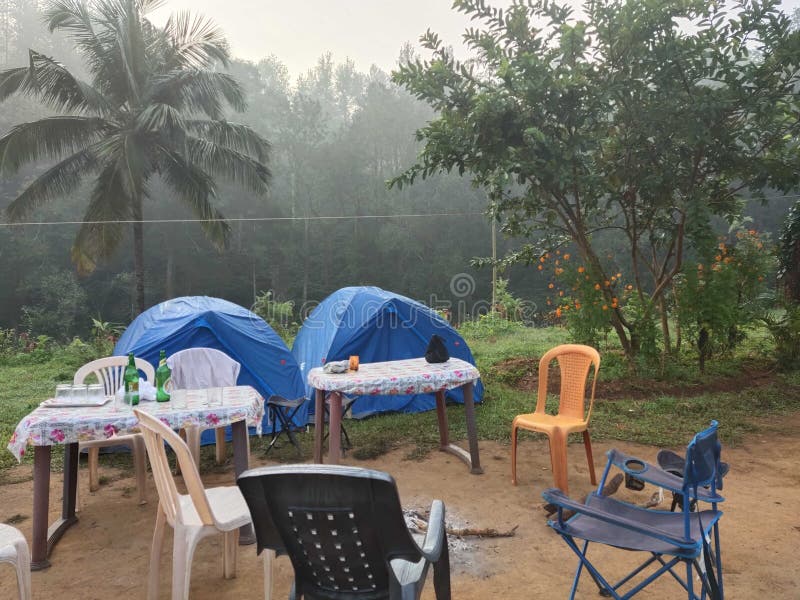 Tent Stay Tarangini Homestay Editorial Stock Photo - Image of cottage ...