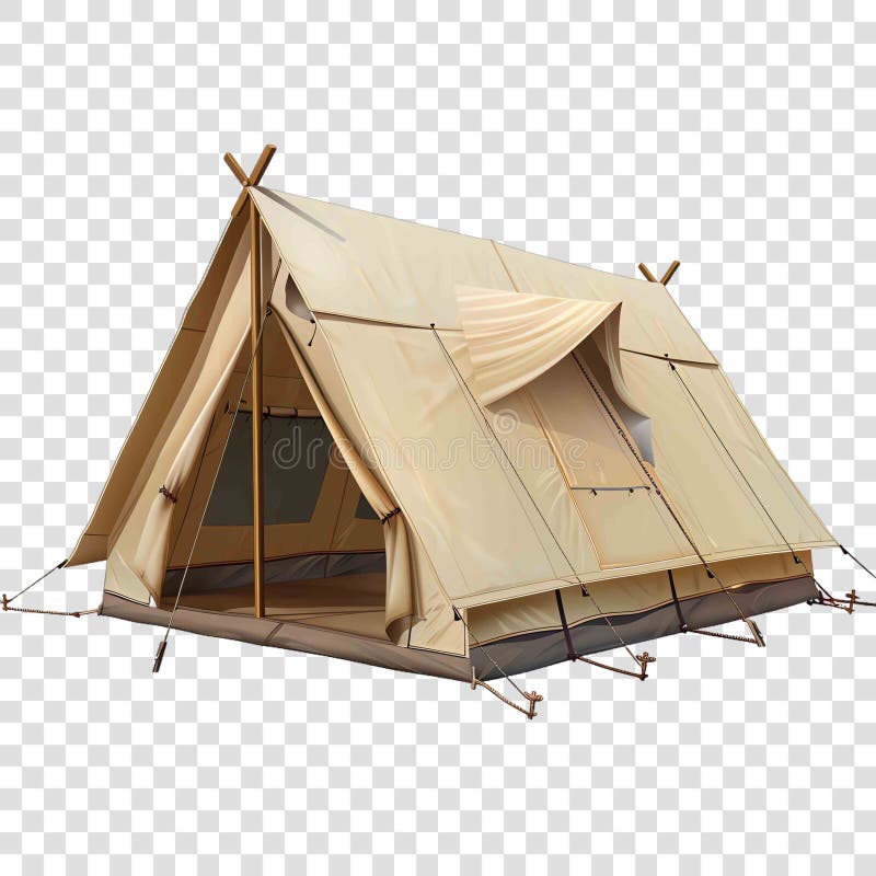 Tent Transparent Background Realistic Element Stock Illustration ...