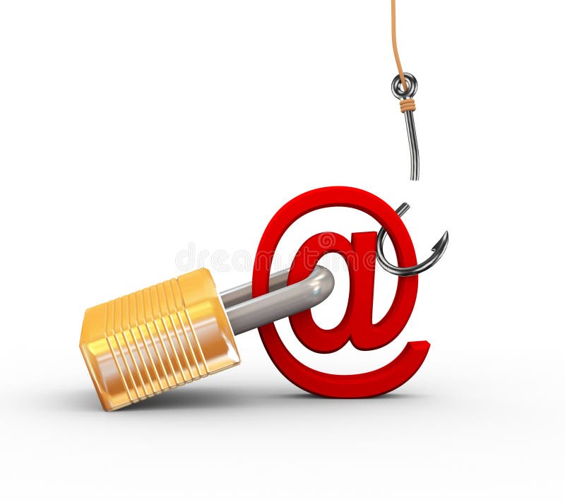 Tentativo Fallito 3d Di Phishing Illustrazione di Stock - Illustrazione ...