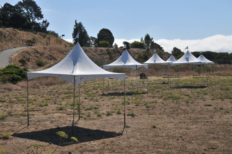 Tents in a field stock image. Image of landscape, tent - 11058539
