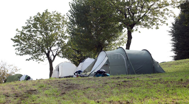 Tents at Boy Scout Camp stock image. Image of summer, park - 2904207