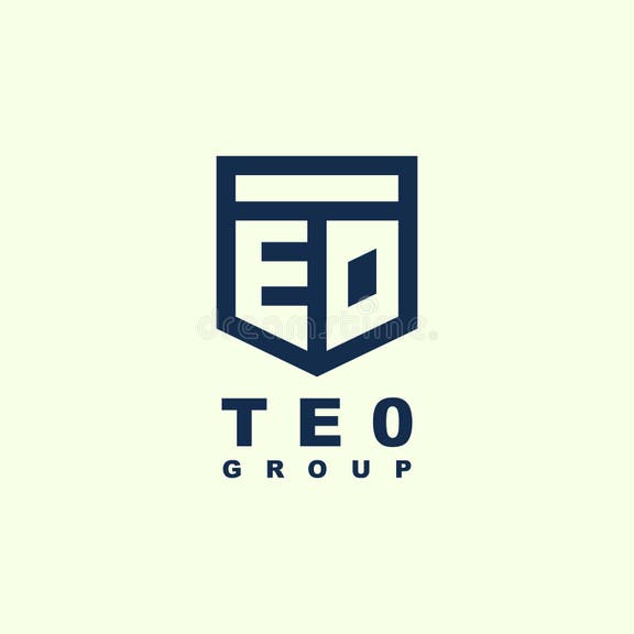 TEO Monogram Logo Template Design Vector Icon Illustration Stock Vector ...