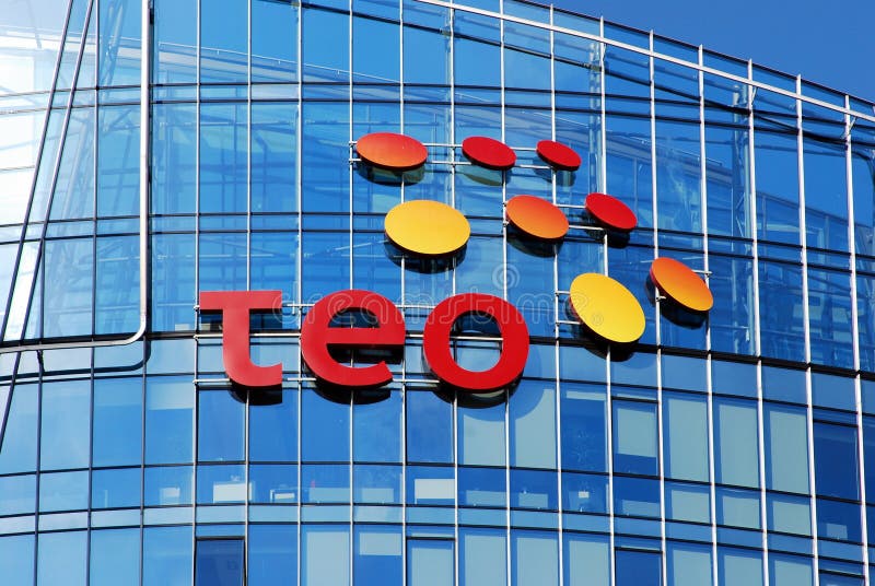 Teo Skyscraper in the Vilnius City Centre on April 26, 2014 Editorial ...