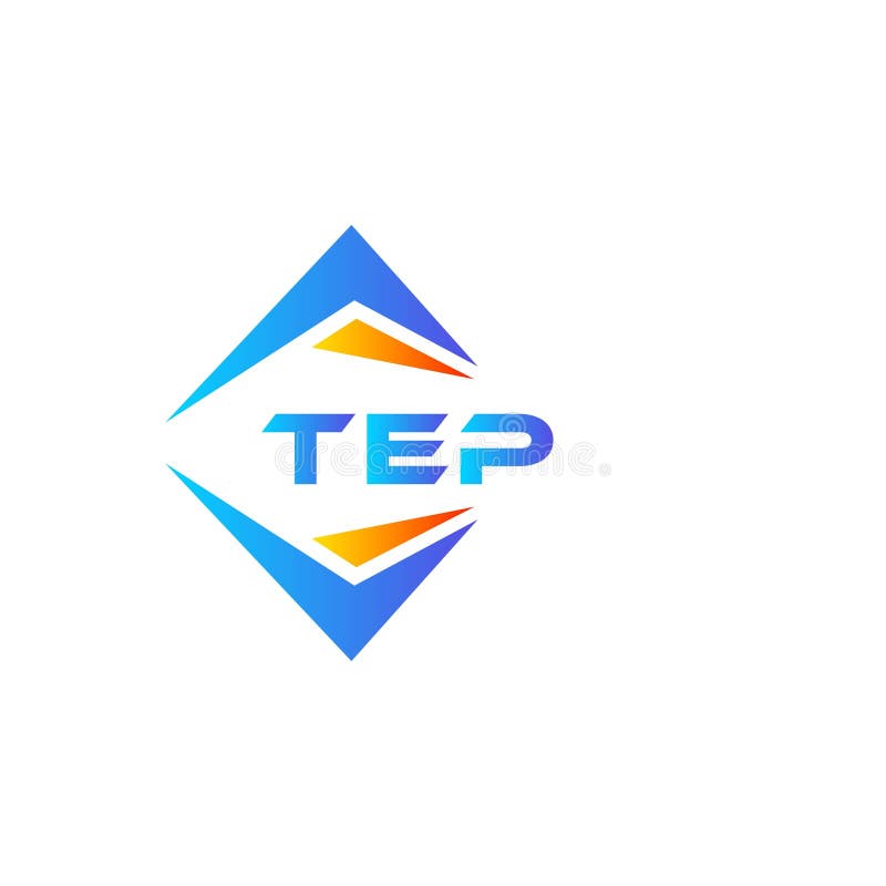 TEP Abstract Technology Logo Design on White Background. TEP Creative ...