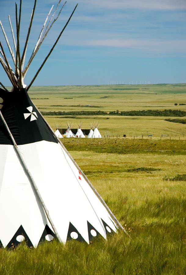 Two Tepees stock photo. Image of historic, shelter, domicile - 1217478
