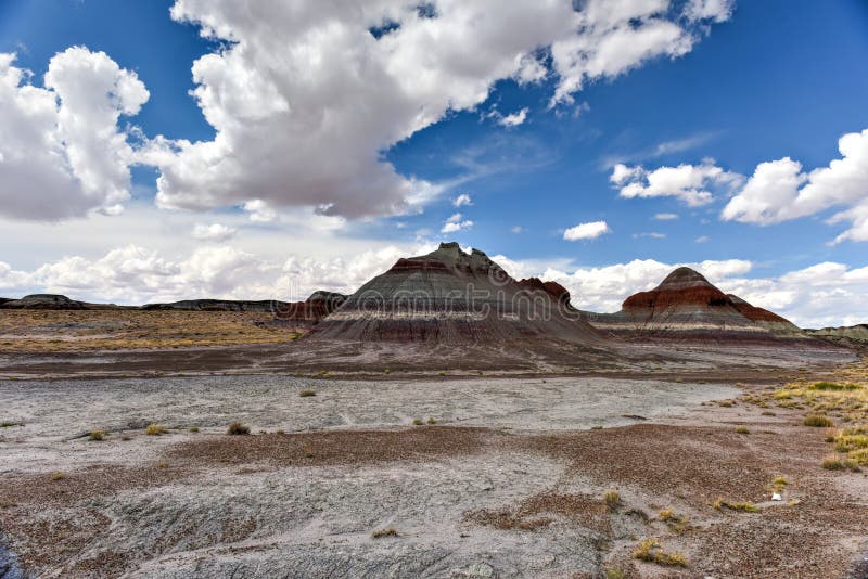 The Tepees - Petrified Forest National Park Stock Photo - Image of ...
