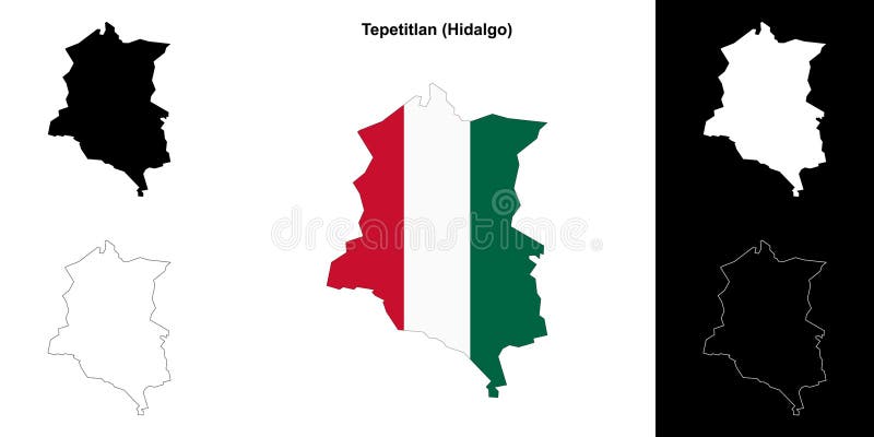 Tepetitlan Outline Stock Illustrations – 1 Tepetitlan Outline Stock ...