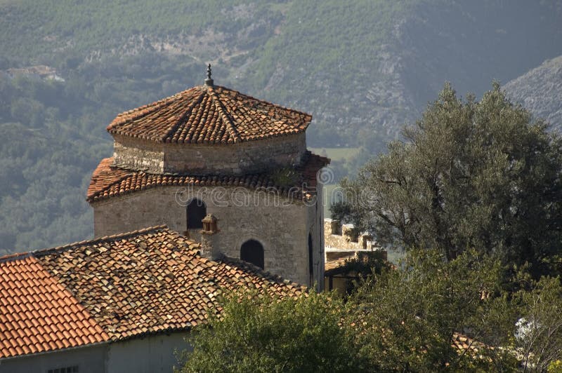 Teqe De Dollma, Kruja, Albanie Photo stock - Image du balkanique ...