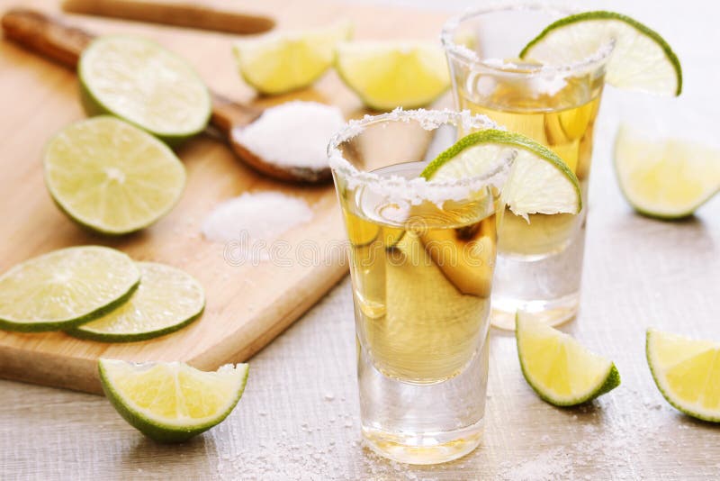 Tequila shots stock image. Image of liquor, salt, refreshment - 139345601