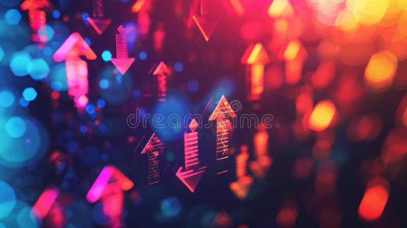 A Ter Plot Graph with Arrows Pointing in Different Directions ...