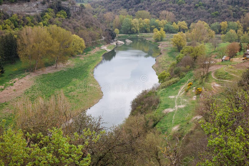 The Ter River and it S Nature Stock Image - Image of european, meander ...