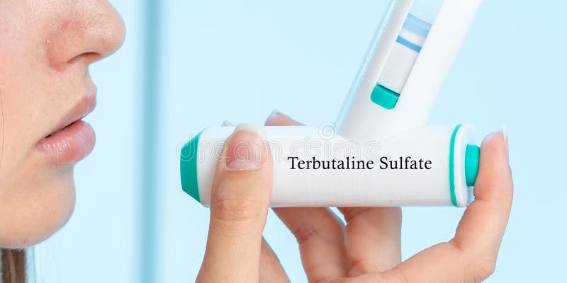 Terbutaline Sulfate Medical Inhalation Stock Image - Image of ...