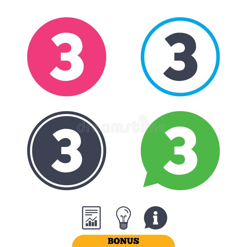 Terceiro Sinal Da Etapa Símbolo Do Processo De Carga Ilustração do ...