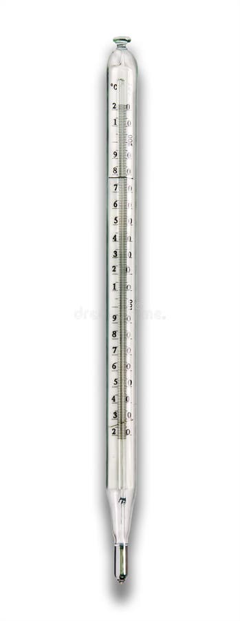 Termómetro del laboratorio foto de archivo. Imagen de punta - 87306094