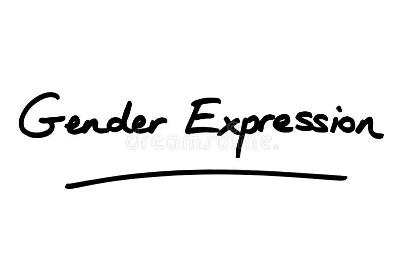Gender Expression Word Cloud Stock Vector - Illustration of male ...