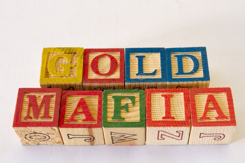 The Term Gold Mafia Isolated Stock Photo - Image of inform, headline ...