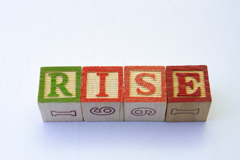 The term rise isolated stock image. Image of infographic - 263782715