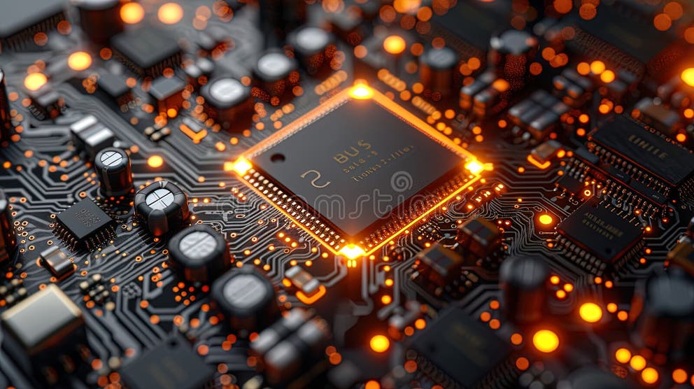 The Term Silicon Elegantly Presented Using Silicon Wafers and Microchip ...