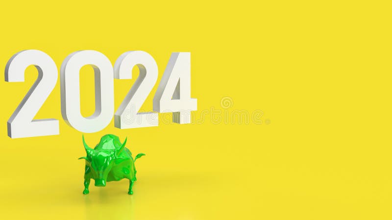 The 2024 Business Target 3d Rendering Stock Illustration - Illustration ...