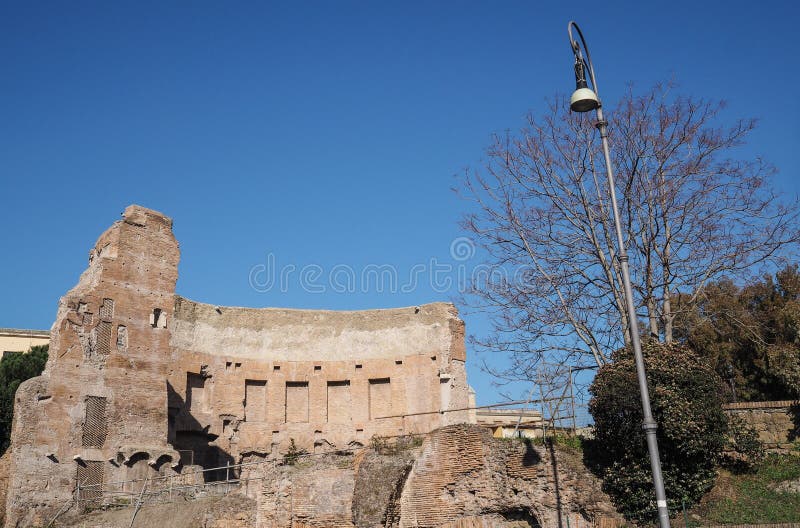 Terme di Traiano stock photo. Image of mosaics, landmark - 92901068