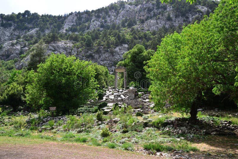 Termessos Ancient City - Antalya Stock Image - Image of tourism ...