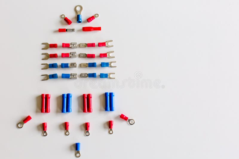 Terminais Bondes Para Um Carro Imagem de Stock - Imagem de vermelho ...