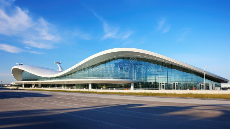 Terminal airport building stock illustration. Illustration of baggage ...