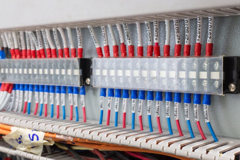 Terminal block. stock image. Image of board, component - 74705223