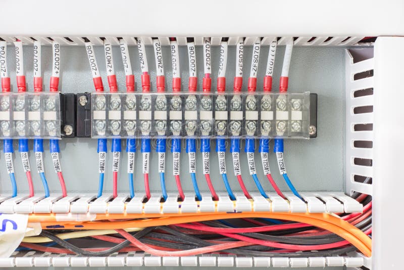 Terminal block. stock photo. Image of button, distribution - 75831606