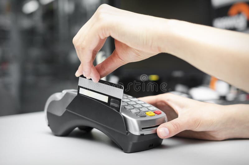 Terminal del banco foto de archivo. Imagen de gasto, finanzas - 42421260