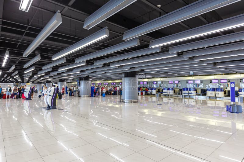 Terminal of Dubrovnik Airport in Croatia Editorial Stock Photo - Image ...