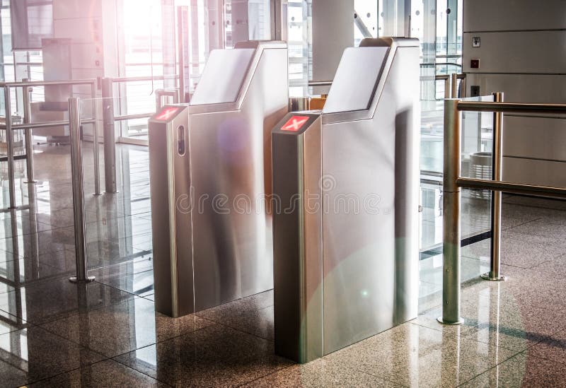 Terminal Gateway in Aeroport Stock Photo - Image of terminal, closed ...