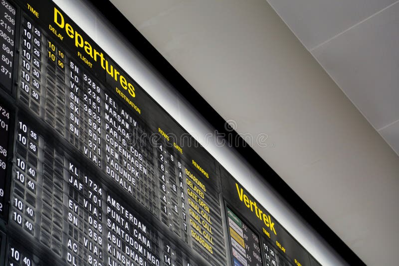 Terminal Info Board stock illustration. Illustration of airline - 60968343