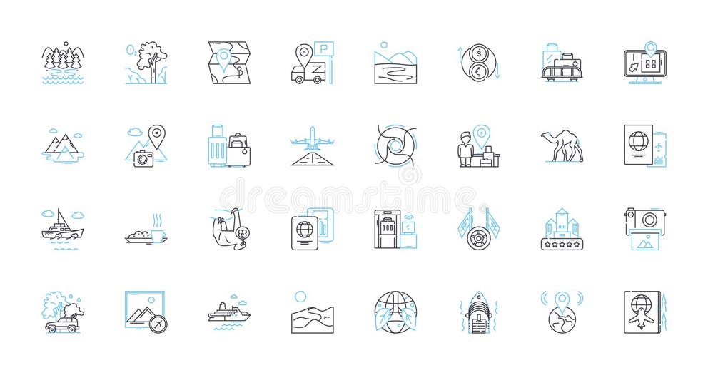 Terminal Linear Icons Set Command Line Console Prompt Shell Terminal Scripting Unix Line