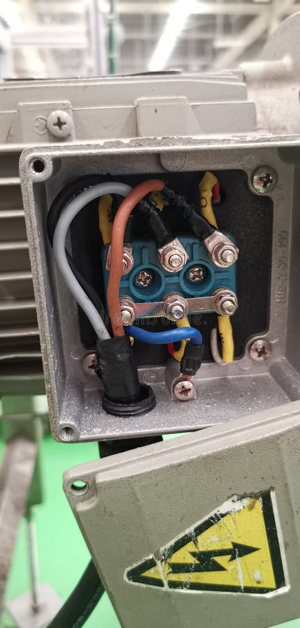 Terminal Motor Induction Connection Stock Photo - Image of wheel ...