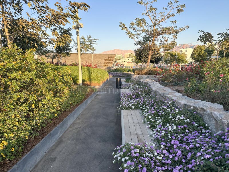 Terminal Park in Eilat editorial stock image. Image of tourism - 385662509