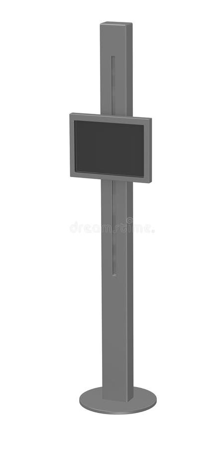Terminal with Screen (adjustable) Stock Illustration - Illustration of ...
