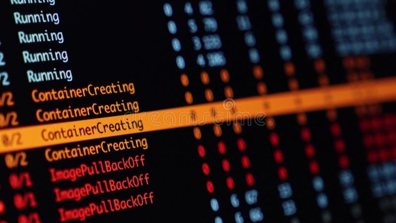 Terminal Screen Panning Showing Container Creation and Image Pull ... Terminal Screen Panning Showing Container Creation and Image Pull ...