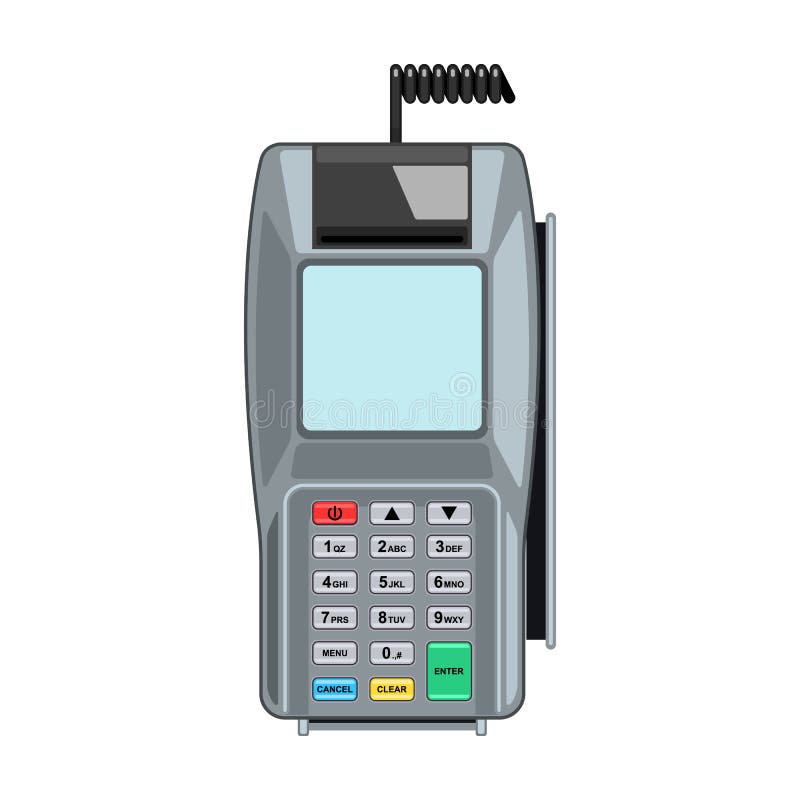 Terminal Vector Icon.Cartoon Vector Icon Isolated on White Background ...