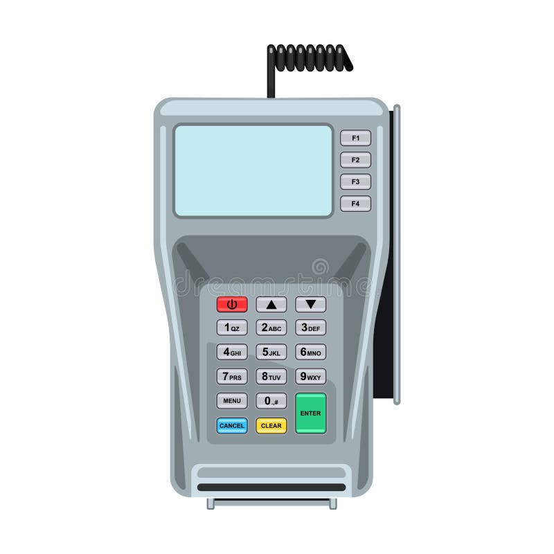 Terminal Vector Icon.Cartoon Vector Icon Isolated on White Background ...