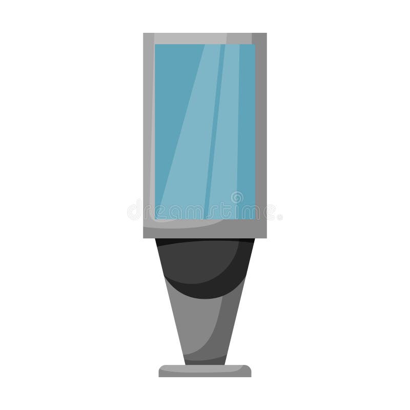 Terminal Vector Icon.Cartoon Vector Icon Isolated on White Background ...