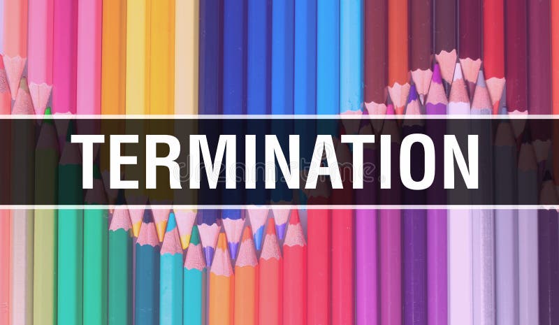 Termination Concept Illustration on Back To School Banner with ...