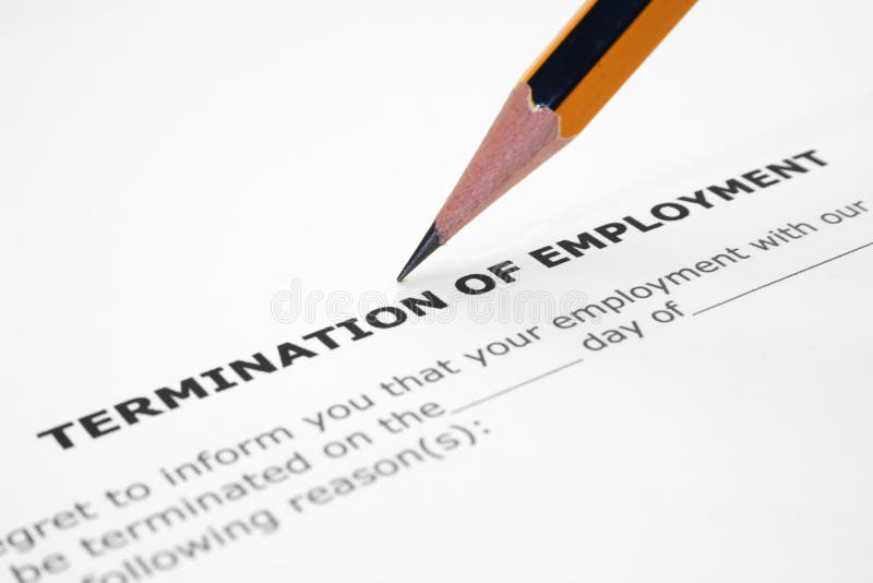 Termination of employment stock photo. Image of terminate - 178733100
