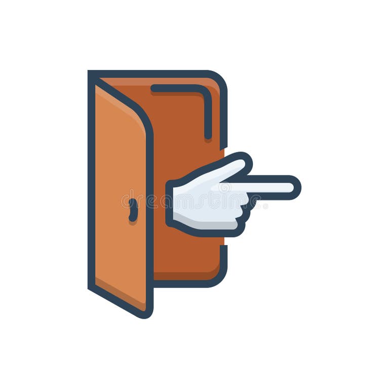 Color Illustration Icon for Termination, Job and Firedemployment Stock ...