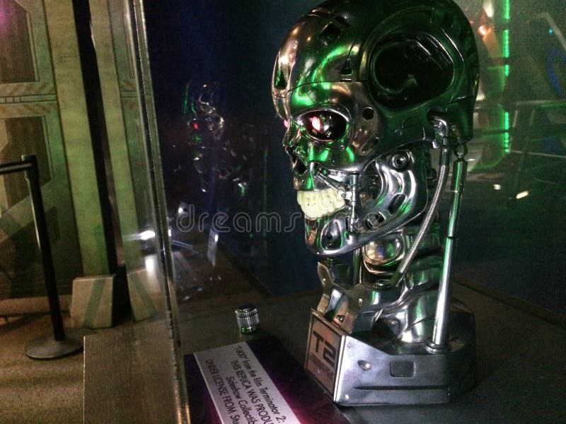 Terminator editorial image. Image of head, smile, metal - 42632230