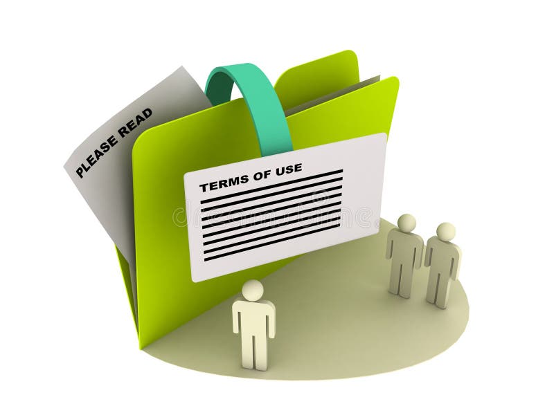 Icona Dei Termini Di Utilizzo Illustrazione di Stock - Illustrazione di ...