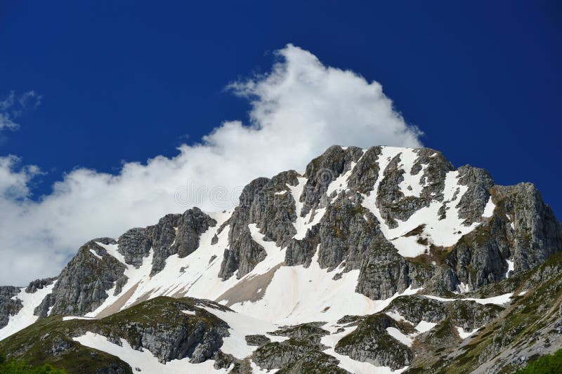Terminillo Mountain Apennines Central Italy Stock Image - Image of ...