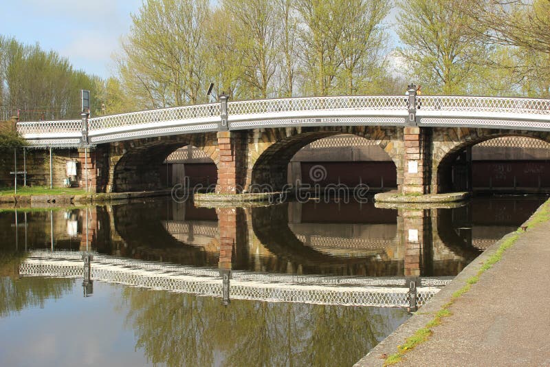 The End of the Runcorn Arm of the Bridgewater Canal Stock Photo - Image ...