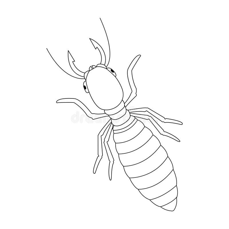 Termite icon stock vector. Illustration of symbol, bite - 309571149